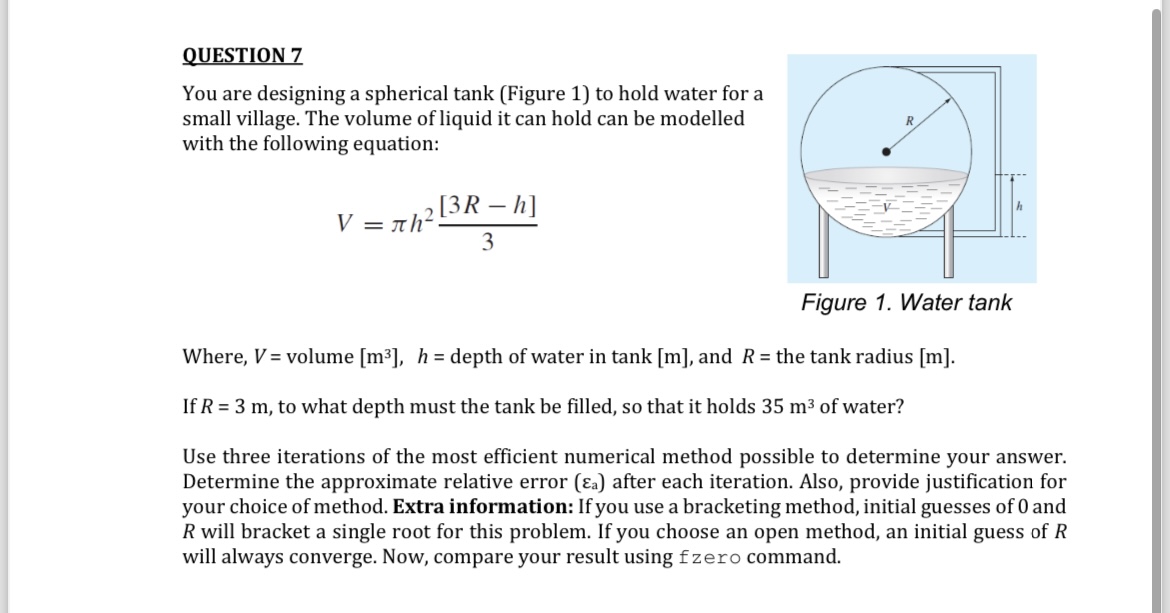 Solved QUESTION 7 You are designing a spherical tank (Figure | Chegg.com