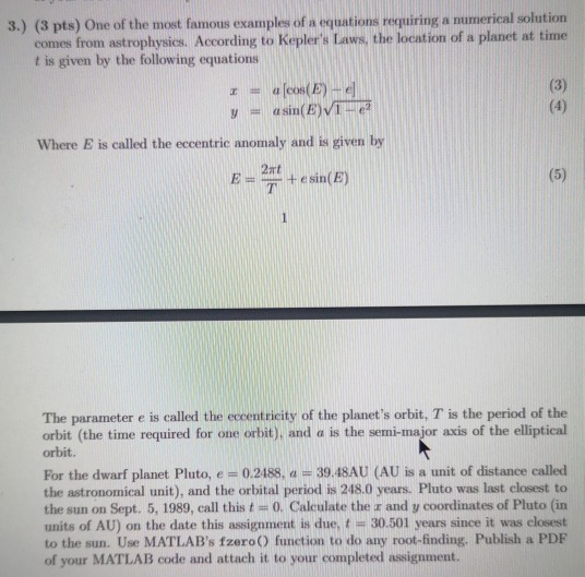 Solved 3.) (3 pts) One of the most famous examples of a | Chegg.com
