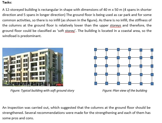 Solved A 12-storeyed building is rectangular in shape with | Chegg.com