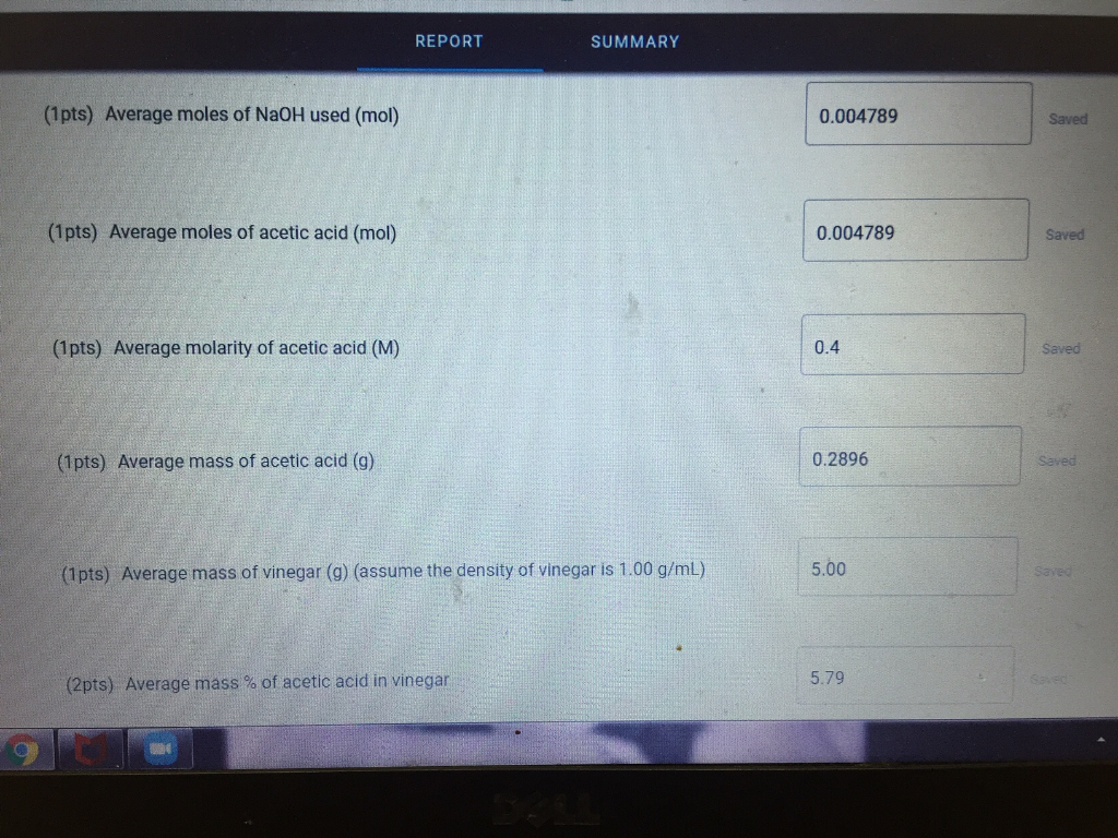 Solved (16pts) Titration Table view List view Table 2. | Chegg.com