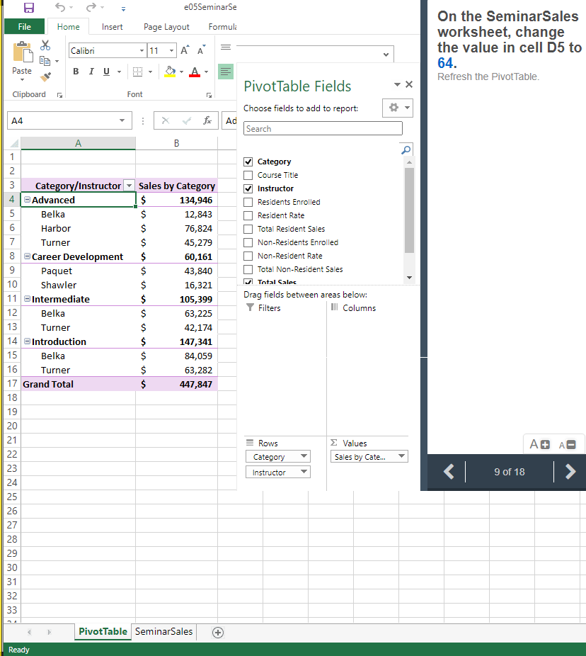 Solved What are the steps to solve these Excel problems? If | Chegg.com