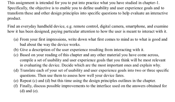 Solved This assignment is intended for you to put into | Chegg.com