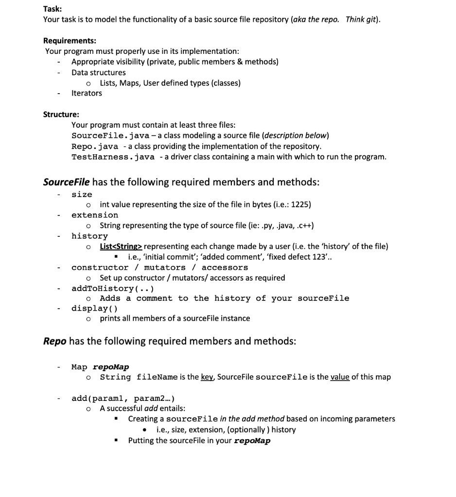 Your task is to model the functionality of a basic | Chegg.com
