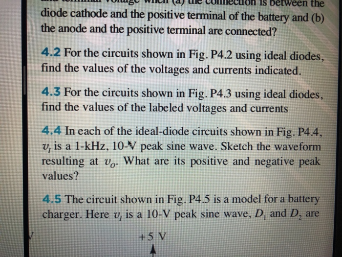 Solved 8Connecuion is between the diode cathode and the | Chegg.com