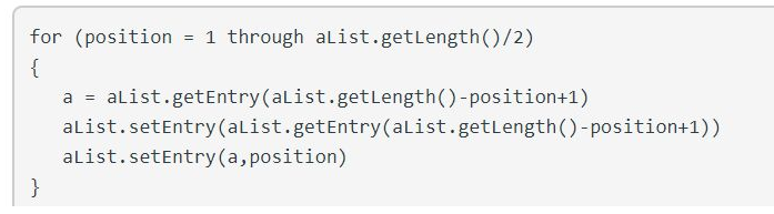 Solved Given Alist Is A List Of Items What Does The