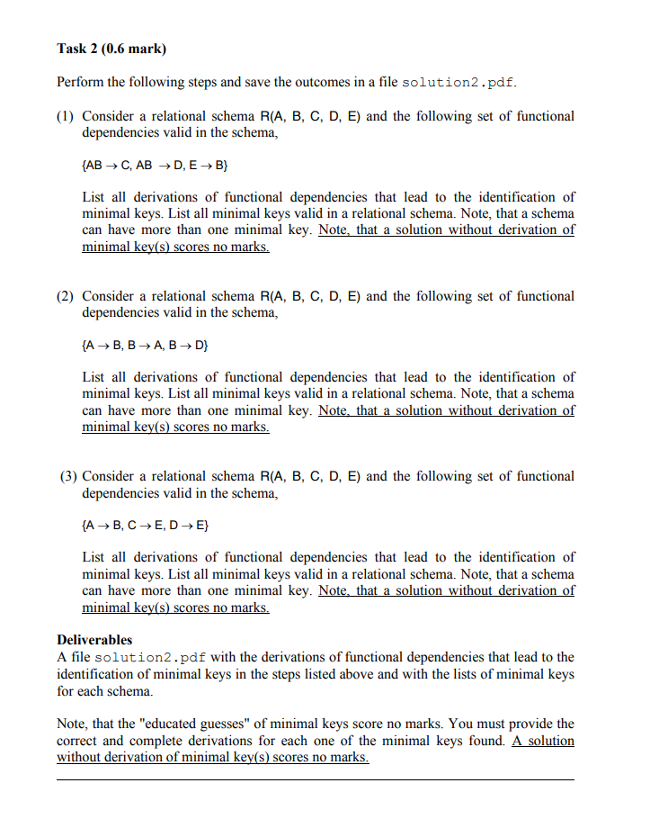 Solved Task 2(0.6 mark) Perform the following steps and save | Chegg.com