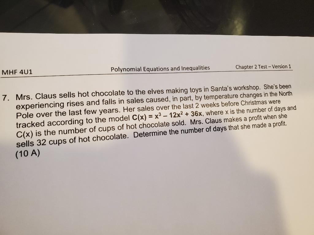 Solved MHF 401 Polynomial Equations and inequalities Chapter | Chegg.com