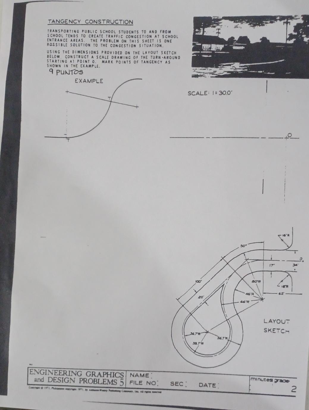 Solved TANGENCY CONSTRUCTIONTRANSPORTING PUBLIC SCHOOL | Chegg.com