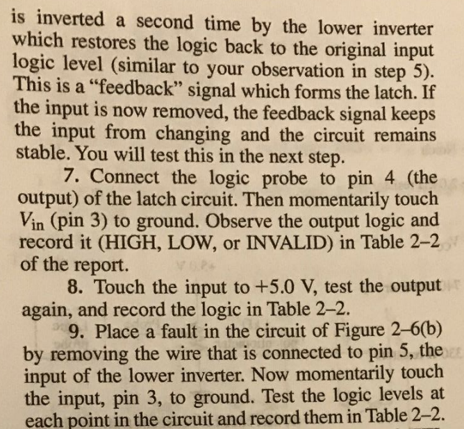 Solved 6. Connect the two inverters as cross-coupled | Chegg.com