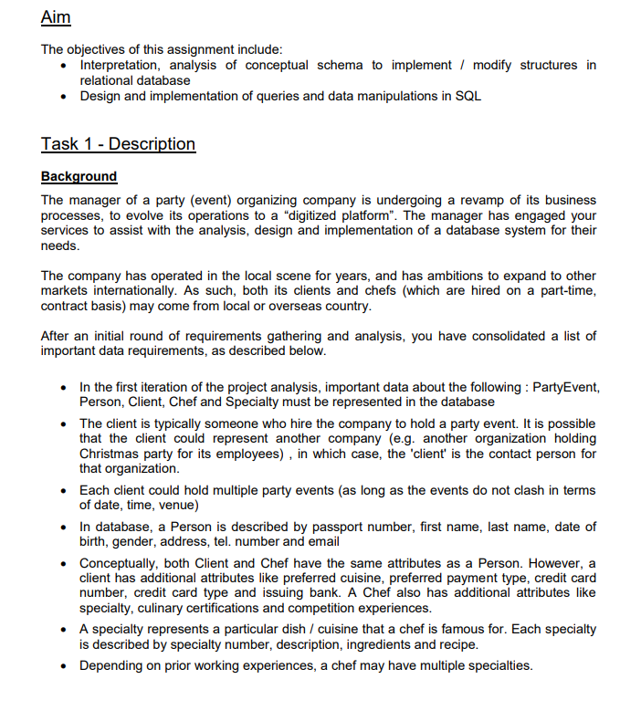 Solved hi! i want both the sql and the text file formats for | Chegg.com