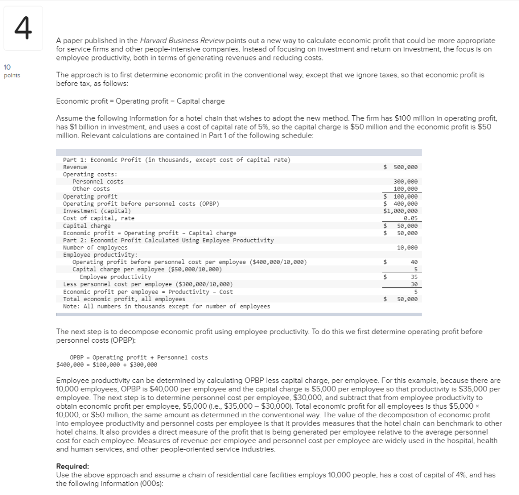 Solved 4 A paper published in the Harvard Business Review | Chegg.com