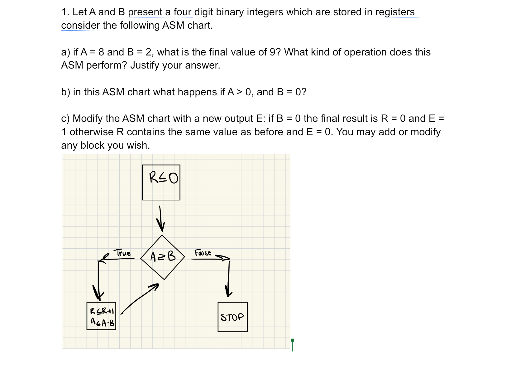 Solved 1. ﻿Let \( ﻿A \) ﻿and \( ﻿B \) ﻿present a four digit | Chegg.com