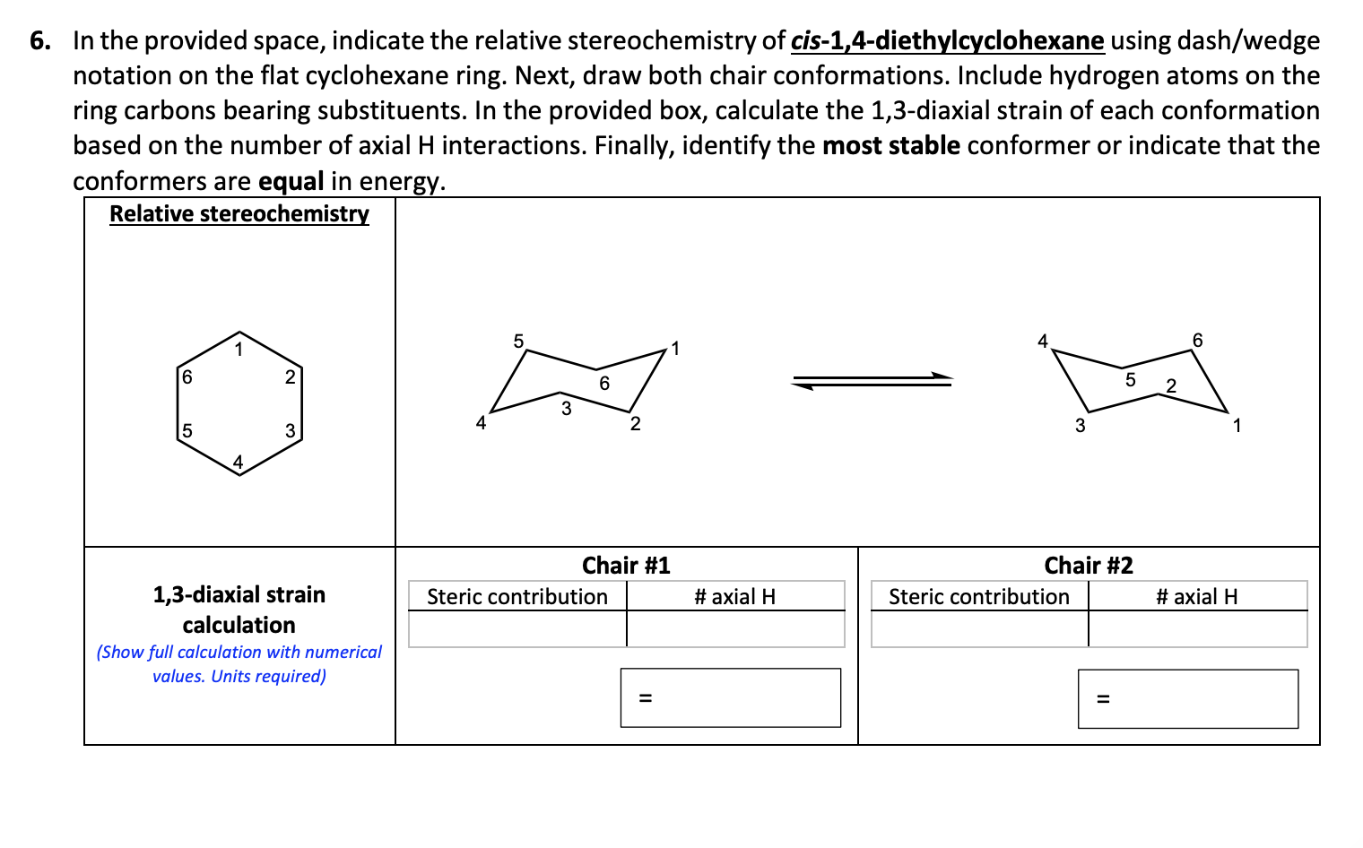 Solved In the provided space, indicate the relative | Chegg.com