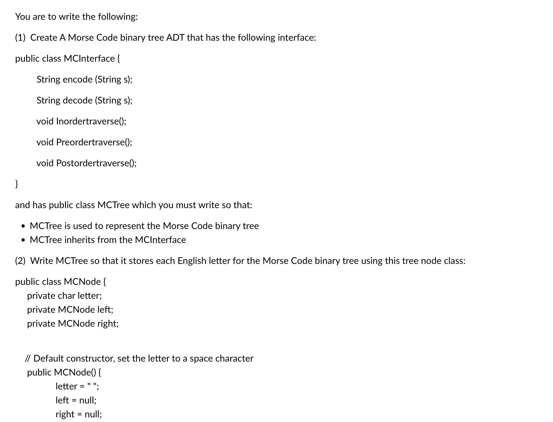Solved Lab Morse Code is a character encoding scheme that | Chegg.com