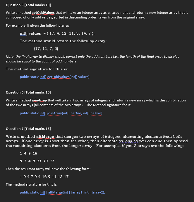 Solved Instructions: 1. Place all work in a package called | Chegg.com