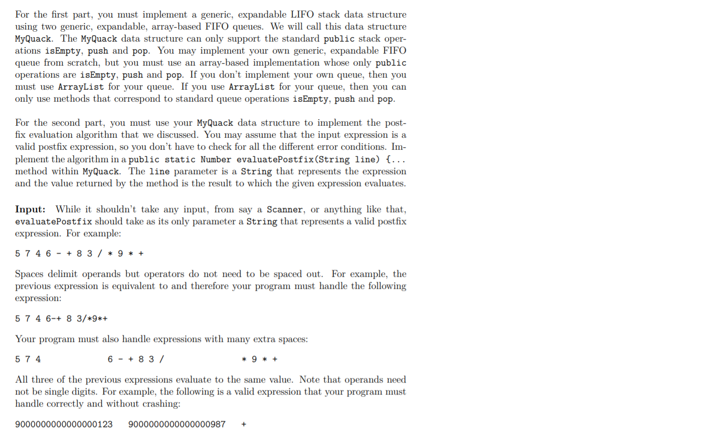 Java question: 1. If you implement your own generic, | Chegg.com