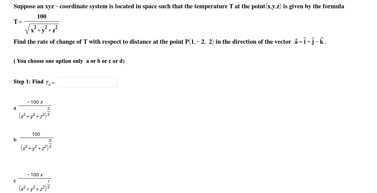 Solved Suppose an xyz-coordinate system is located in space | Chegg.com