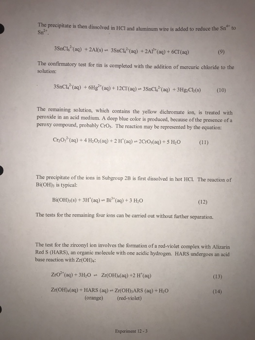 Solved Experiment 12 Name Pre-Laboratory Exercise: | Chegg.com