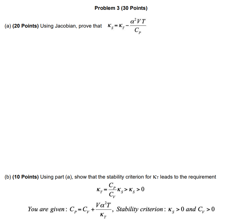 Solved (a) (20 Points) Using Jacobian, prove that | Chegg.com