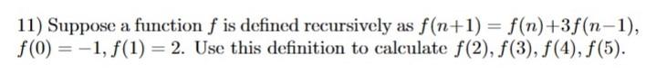 Solved [Discrete Mathematics] Suppose a function f is | Chegg.com