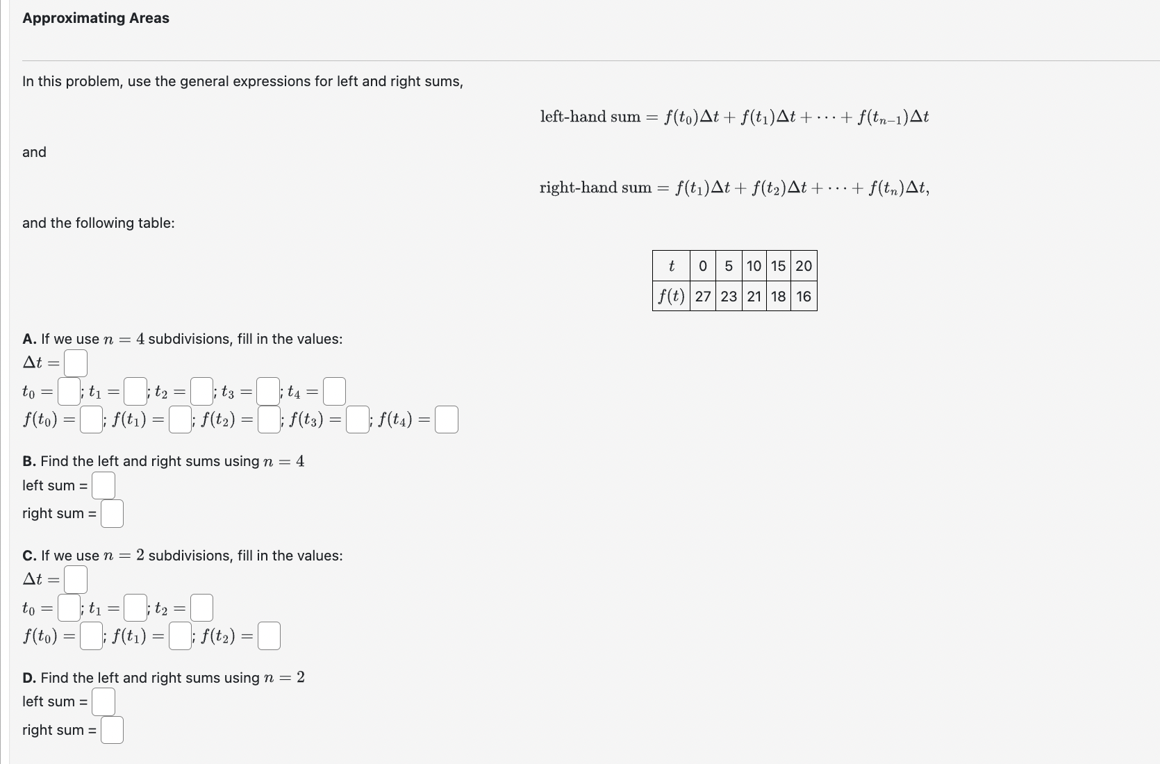 Solved Approximating AreasIn ﻿this problem, use the general | Chegg.com