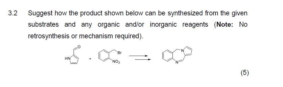Solved Suggest how the product shown below can be | Chegg.com
