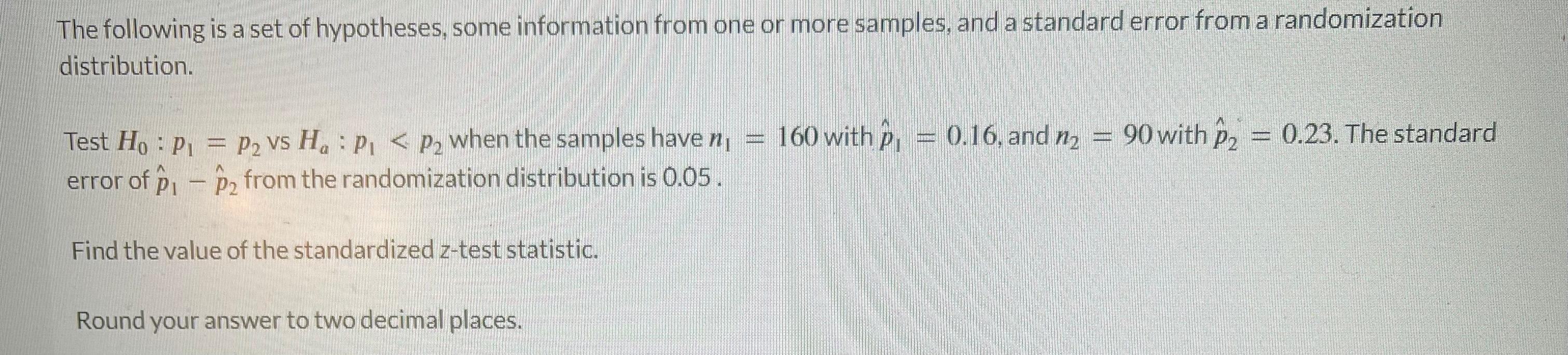 Solved The following is a set of hypotheses, some | Chegg.com