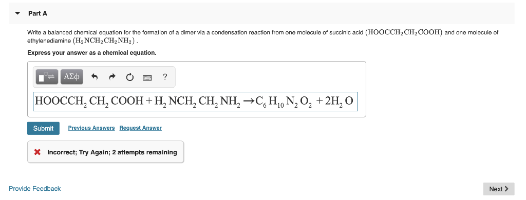 Solved Write a balanced chemical equation for the formation | Chegg.com