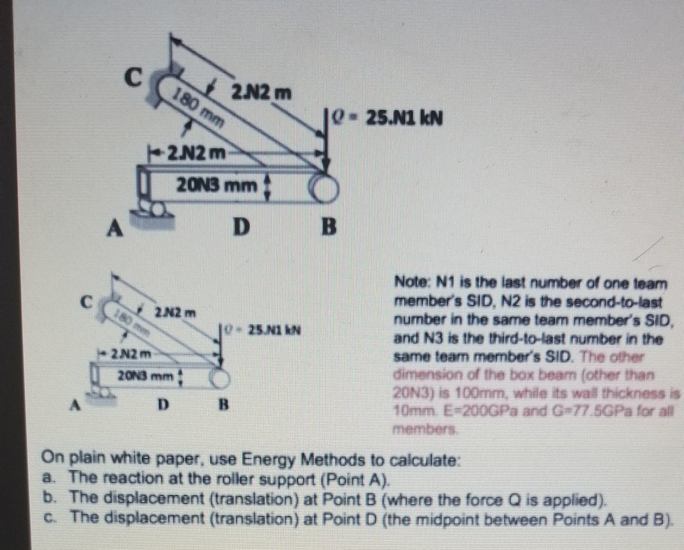 Solved 2N2 m 10-25M1 IN 20N3 mm Note: N1 is the last number | Chegg.com