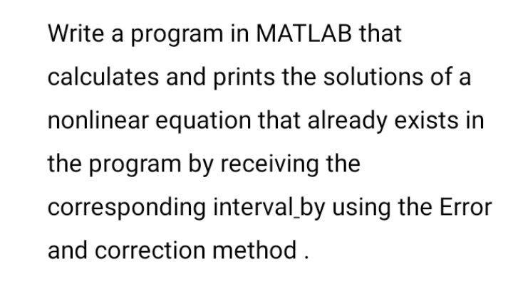 Solved Write a program in MATLAB that calculates and prints | Chegg.com