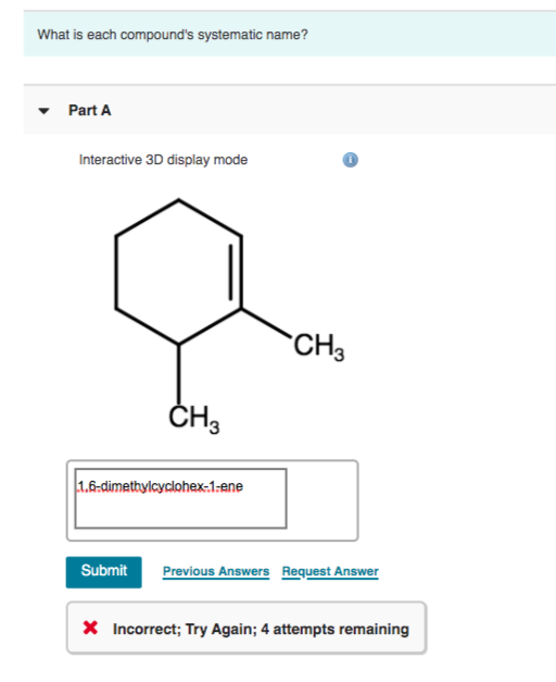 Solved What is each compound's systematic name? Part A | Chegg.com