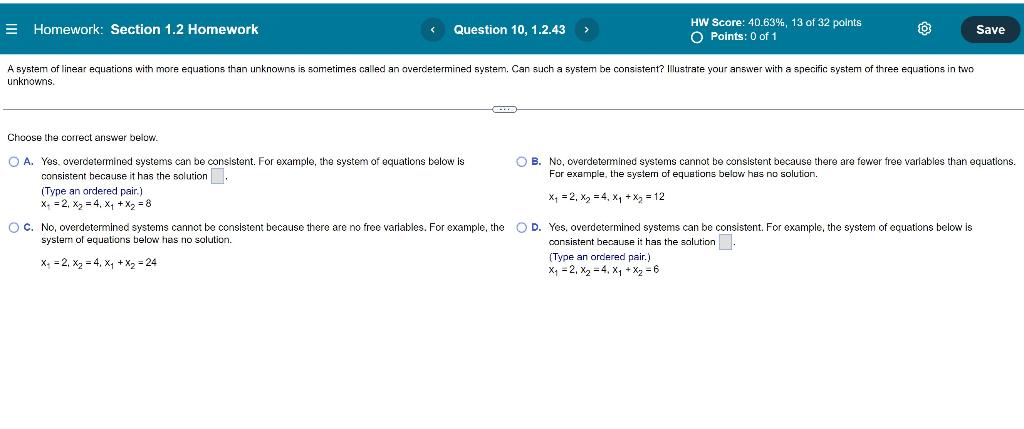 Solved E Homework Section 1 2 Homework Question 10 1 2 43