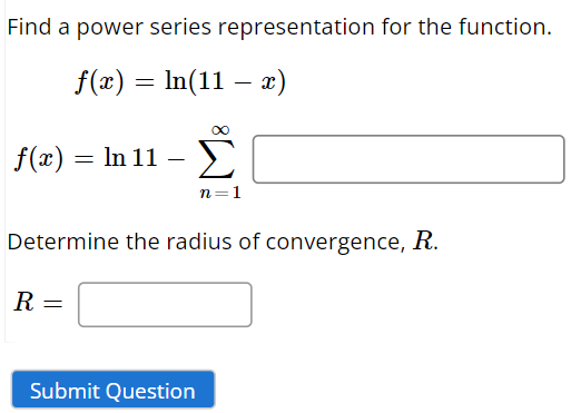 Solved Find a power series representation for the function. | Chegg.com