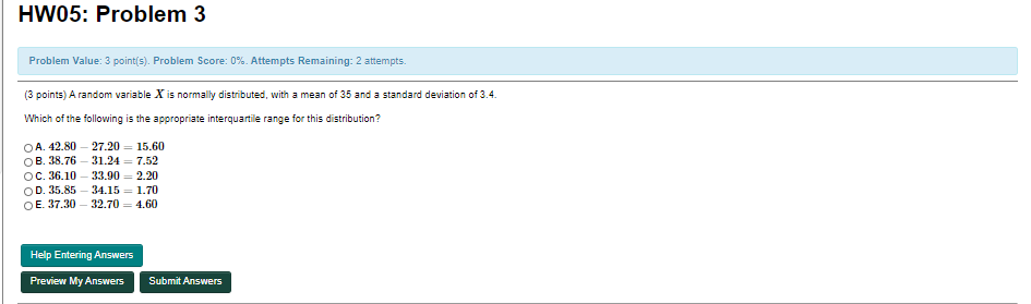 Solved HW05: Problem 3 Problem Value: 3 point(s). Problem | Chegg.com