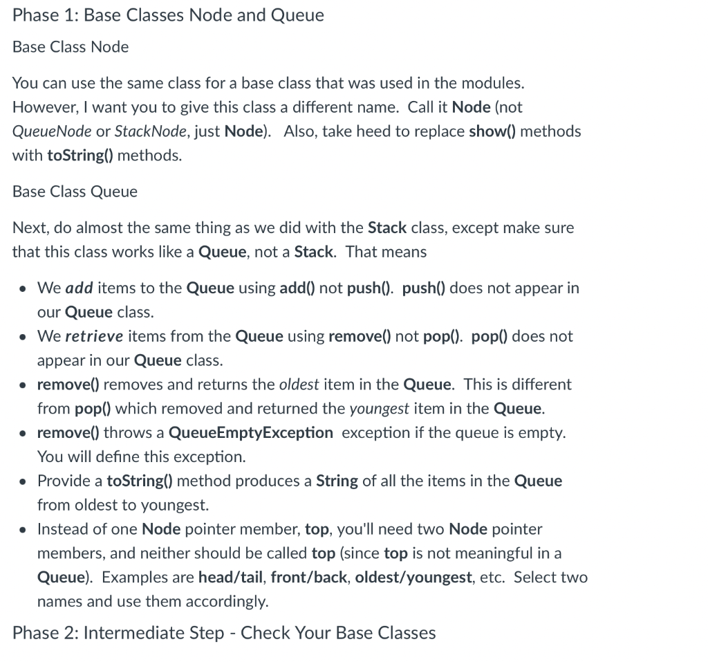 Solved OPTION A (Basic): A Queue of Cards Understand the | Chegg.com