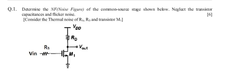 Solved Rs,Rp ﻿and transistor M1 | Chegg.com