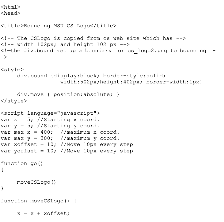 Solved It is possible to move object around the screen | Chegg.com