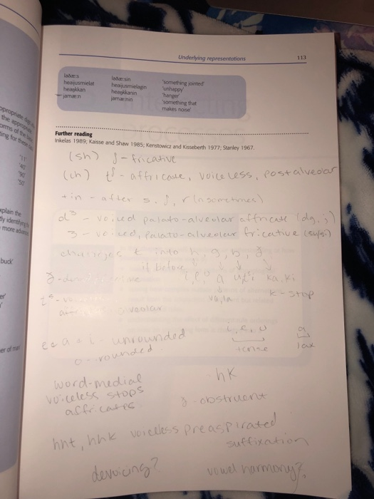 Linguistics question!: I'm having trouble | Chegg.com