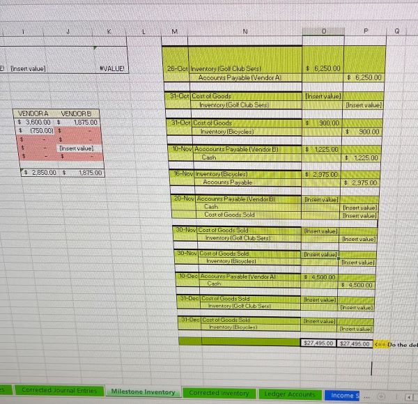 Solved I need help with the FIFO chart, the merchandise | Chegg.com