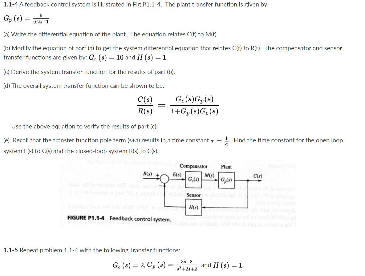 Solved Do Problem 1.1-5 Show all steps and solution clearly, | Chegg.com