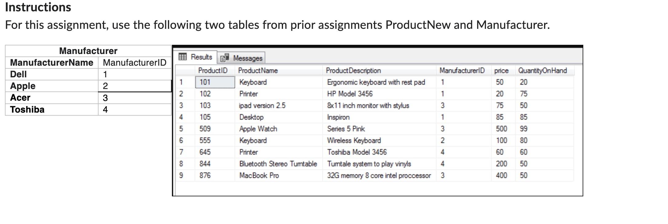 Solved Instructions For this assignment, use the following | Chegg.com