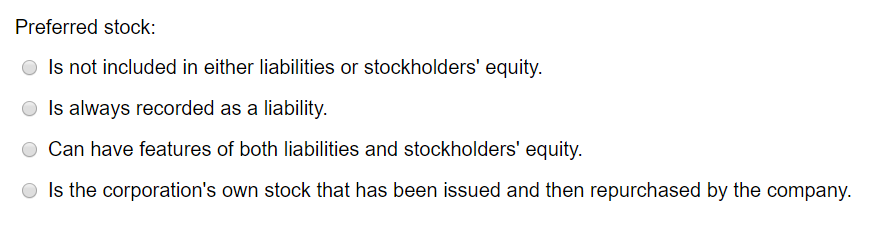 Solved Preferred Stock Is Not Included In Either Chegg solved-preferred-stock-is-not-included-in-either-chegg