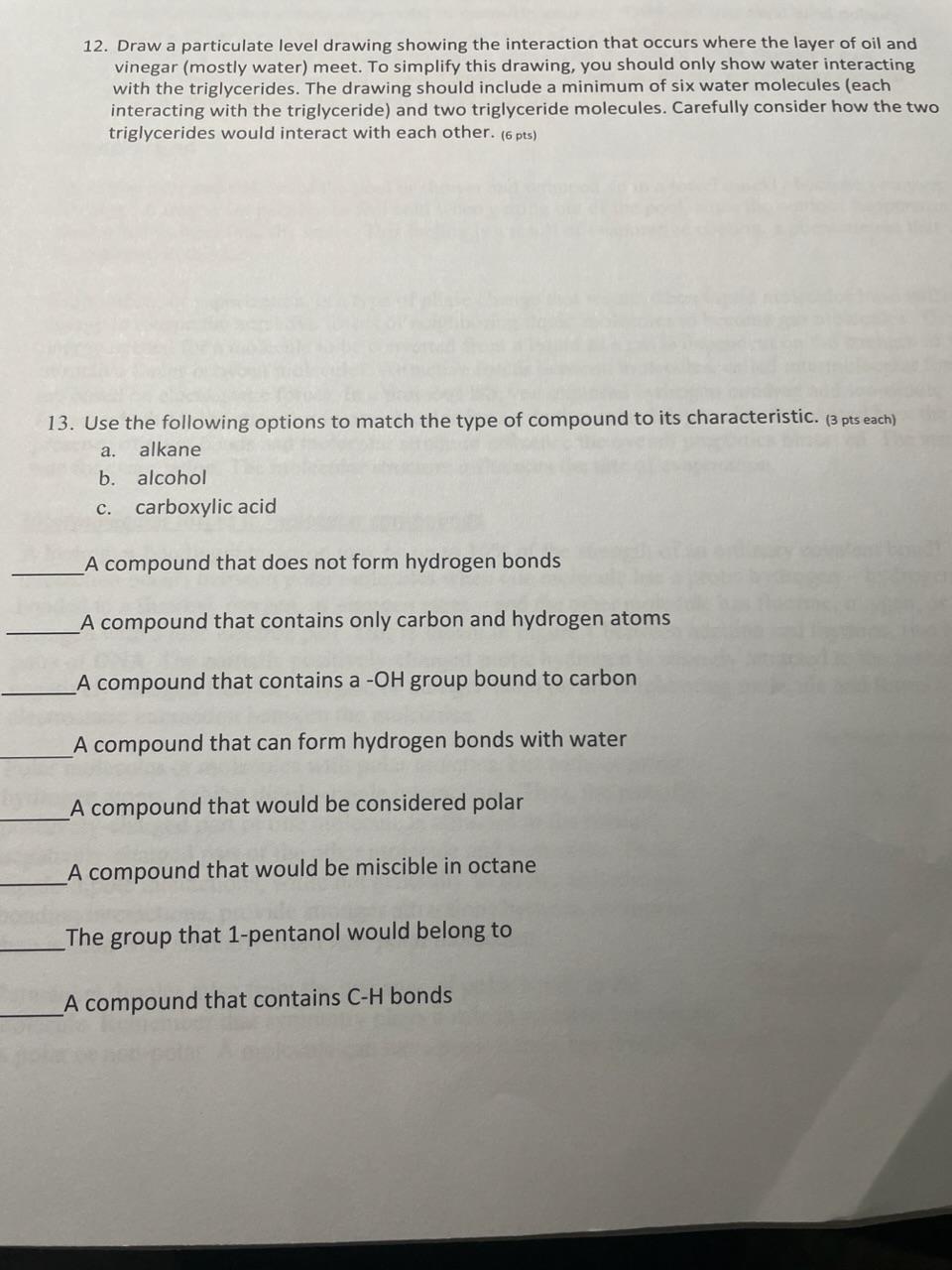 12. Draw a particulate level drawing showing the | Chegg.com