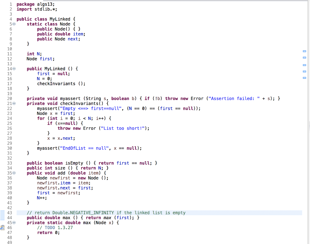Solved Java MaxRecursive function Need help please with | Chegg.com