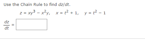 Solved Use the Chain Rule to find dz/dt. | Chegg.com