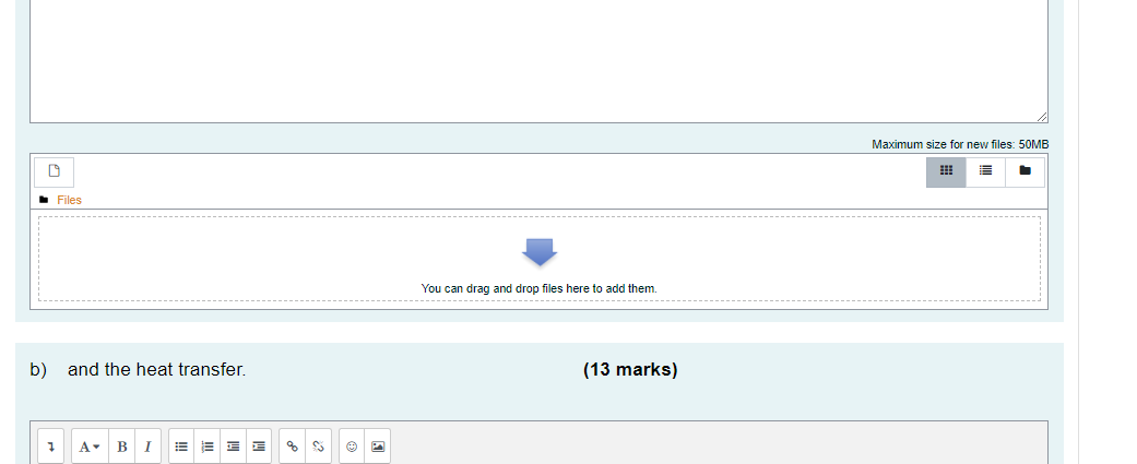 Solved Maximum size for new files: 50MB Files You can drag | Chegg.com
