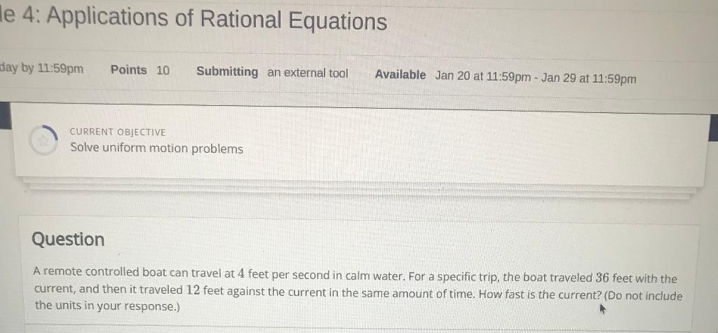 Solved e 4: Applications of Rational Equations lay by | Chegg.com
