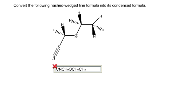 Solved Convert the following hashed-wedged line formula into | Chegg.com Solved Convert the following hashed-wedged line formula into | Chegg.com