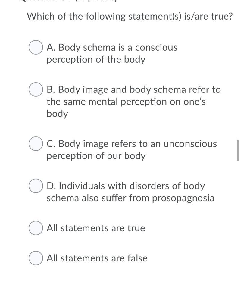 Solved Which of the following statement(s) is/are true? A. | Chegg.com