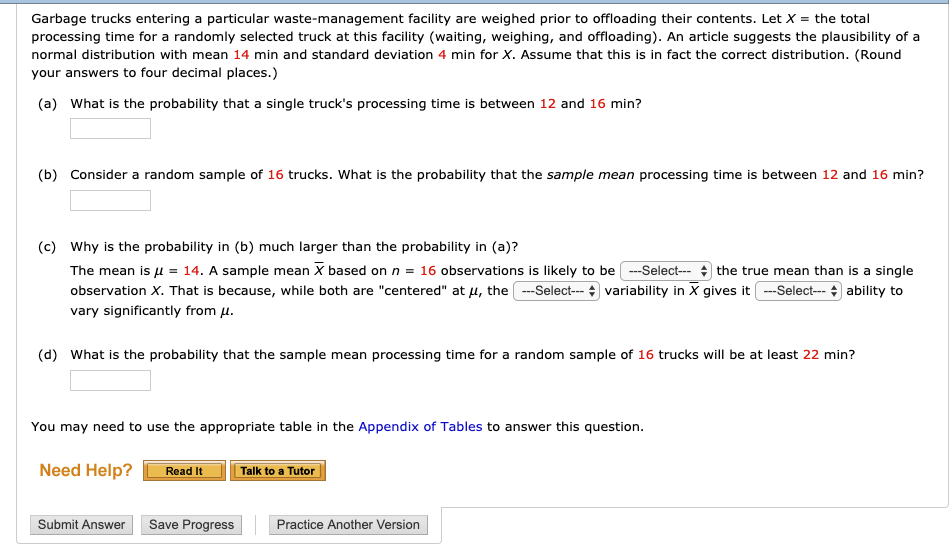 Garbage trucks entering a particular waste-management | Chegg.com